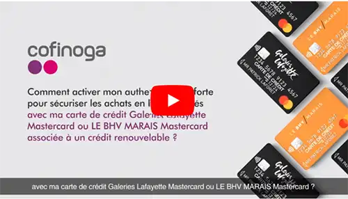 Authentification forte | Cofinoga.fr